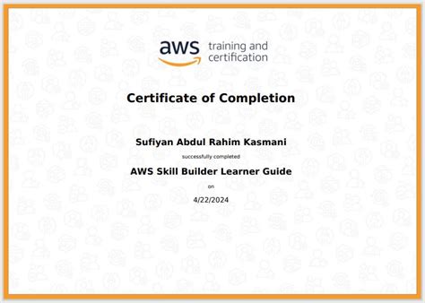 Sufiyan Kasmani On Linkedin Im Thrilled To Announce That I Have Successfully Completed The Aws