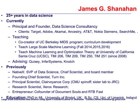 Introduction To Data Science And Large Scale Machine Learning Ppt