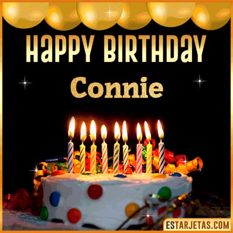 Feliz Cumpleaños Connie Imágenes  Tarjetas Y Mensajes