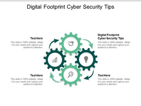 Digital Footprint Cyber Security Tips Ppt Powerpoint Presentation Infograph