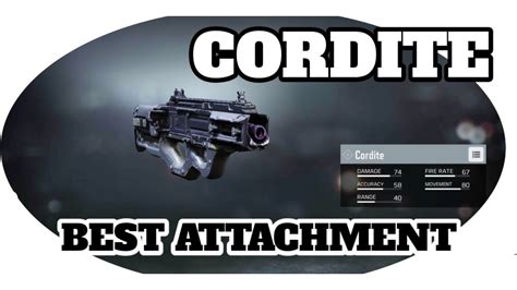 Cordite Best Attachment Op Call Of Duty Mobile Youtube