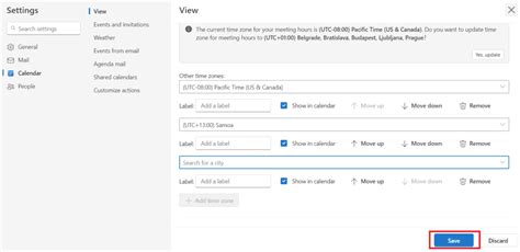 How To Change Time Zone In Outlook TechCult