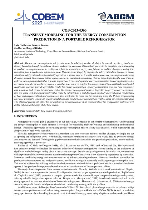 Pdf Transient Modeling For The Energy Consumption Prediction In A