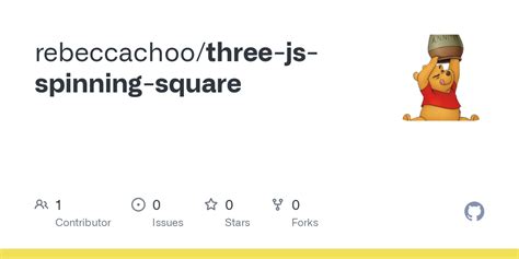 Github Rebeccachoo Three Js Spinning Square