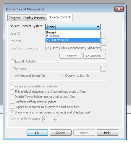 Bruce Armstrong S Blog Configuring PowerBuilder Projects To Use GitHub For Source Control
