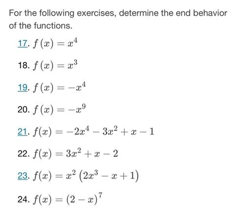 solved for the following exercises determine the end