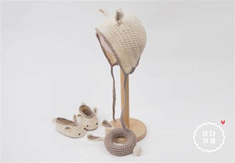 태교 Diy 토끼띠 아기 선물 세트 신생아 모자 뜨기 보넷 손뜨개 딸랑이 신발 덧신 만들기 코바늘 뜨개질 오가닉코튼열달토끼 영상도안 리뉴얼 컬러 추가 네이버 블로그