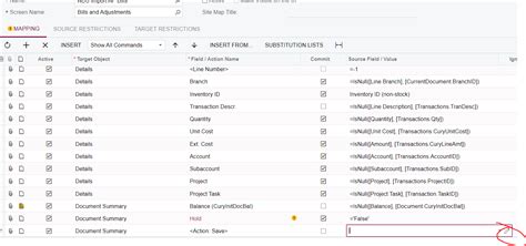 Attributes On An Export Scenario Community