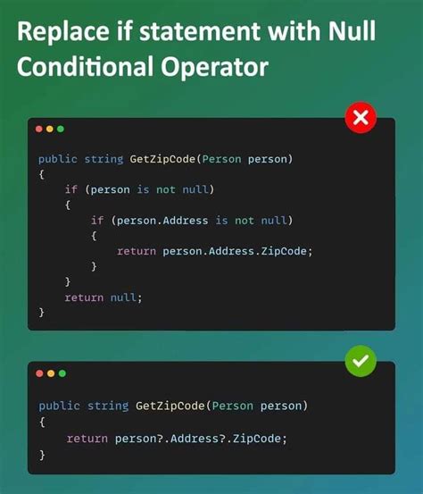 Coding Shikho On Linkedin Replace If Statement With Null Conditional