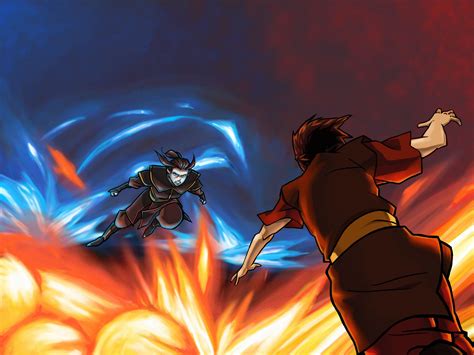 Azula And Zuko Fight
