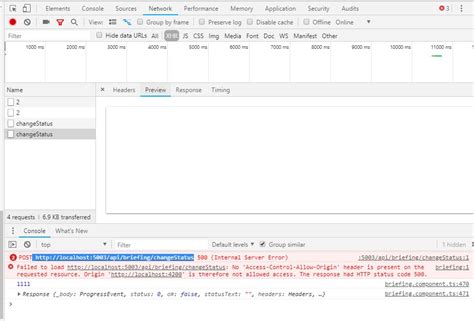 Angular Error Preview Not Being Shown On Chrome Only On Postman Stack Overflow