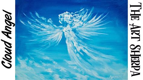 Angels In The Clouds Painting