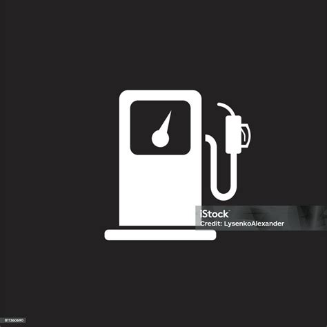 연료 가스 역 아이콘입니다 자동차 가솔린 펌프 평면 그림입니다 가솔린에 대한 스톡 벡터 아트 및 기타 이미지 가솔린 갤런 기업 재무와 산업 Istock