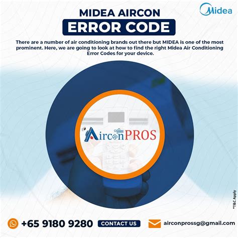 Midea Aircon Error Code Airconpros Singapore Medium