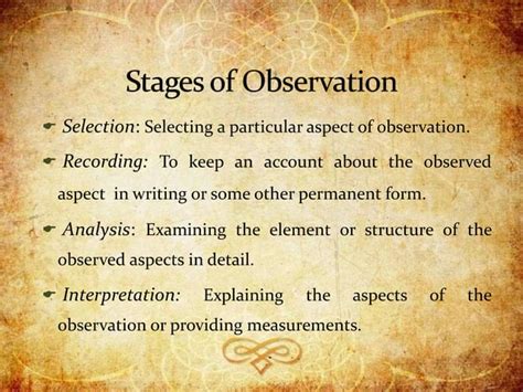 Observation Method Of Psychology Ppt