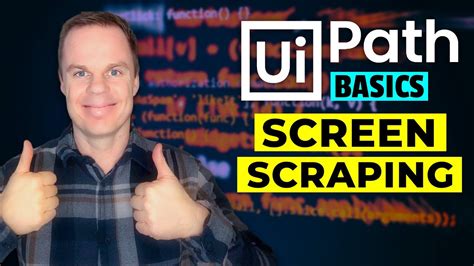 Uipath Basics 11 Screen Scraping With Get Text Youtube