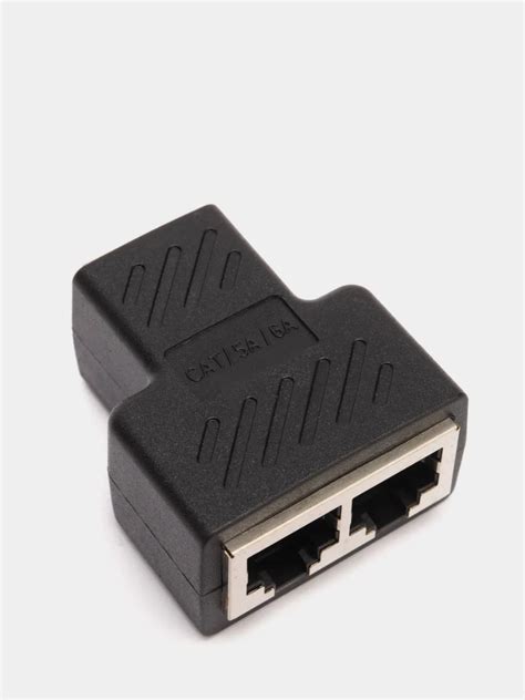 Соединитель Lan кабеля Rj45 Rj45 для разветвитель двух компьютерных кабелей купить по низким