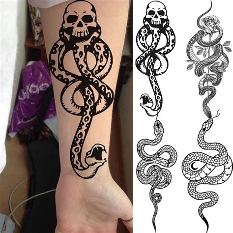 Dark Mark Temporary Tattoo