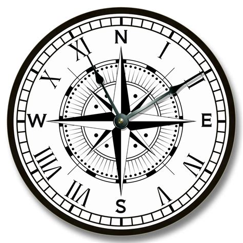Compass Clock Drawing At Hazel Phillips Blog