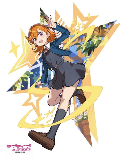 Saitou Naoki Shibuya Kanon Love Live Love Live Superstar Official Art 1girl Black