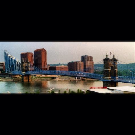 Cincinnati Riverfront From Great American Ball Park Cincinnati
