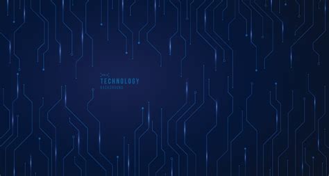 에너지 조명이 있는 전자 라인 시스템 템플릿 아트워크의 추상 기술 텍스트 배경의 복사 공간이 있는 미래지향적인 그라데이션 블루 디자인 일러스트 벡터 0명에 대한 스톡 벡터