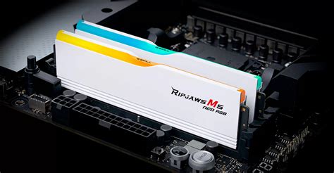 G Skill 64gb Kit 2x32gb Ripjaws M5 Neo Rgb White 白色 F5 6000j3636f32g