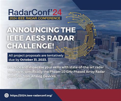 Radarconf2024 Radarconf24 Ieeeaessradarchallenge Radarchallenge Ieeeaess Ieee Radar