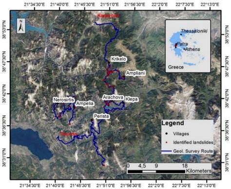 Route Of Engineering Geological Survey For The Identification Of