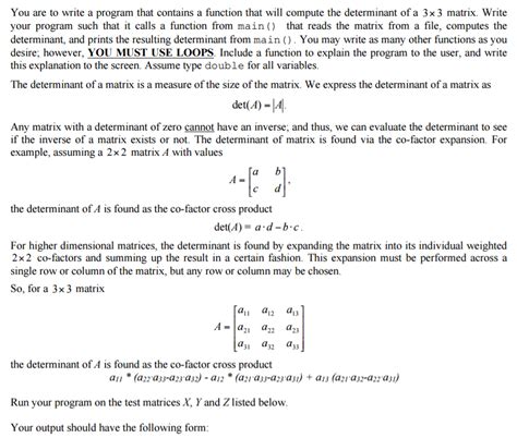 Solved You Are To Write A Program That Contains A Function