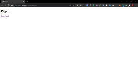 Html And Open Link In New Tab