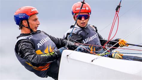 Zeilster Laila Van Der Meer En Bjarne Brouwer Achtste Na Eerste Dag Van