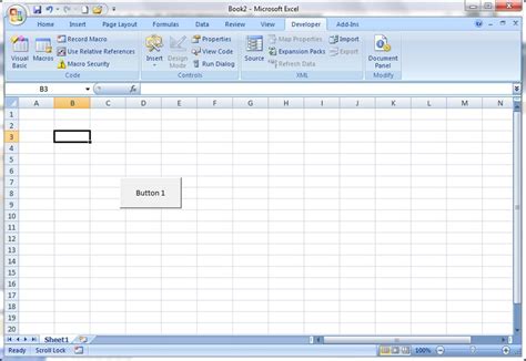 The Excel Vba Zone Setup And Hello World