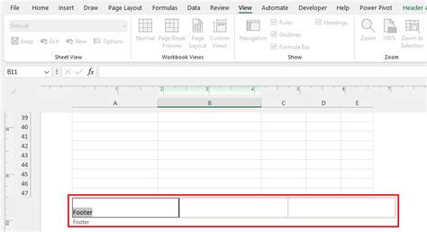 5 ways to insert a footer in microsoft excel how to excel