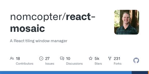 Github Nomcopterreact Mosaic A React Tiling Window Manager