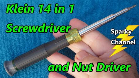 Klein New 14 In 1 Precision Screwdriver And Nut Driver Model 32314