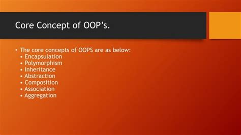 Object Oriented Programming Concept Saurabh Upadhyay Ppt