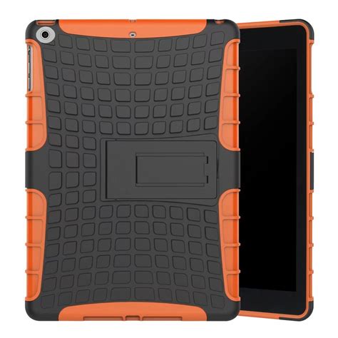 Orange Rugged Hybrid Slim Stand Cover Case For Ipad Pro 105 2017