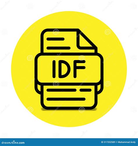 Idf File Type Icon Files And Document Format Extension With An