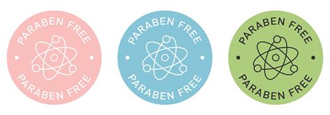 포장을 위한 Paraben 자유로운 상표 벡터 디자인 파라벤 아이콘이 없습니다 화학 알레르겐 프리 제품 컬러 스티커 0명에 대한 스톡 벡터 아트 및 기타 이미지 Istock