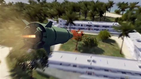 38 Ton Ballistic Missile Explosion Simulation : DCS World - YouTube