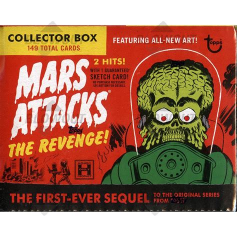 Topps Mars Attacks The Revenge Trading Cards Set