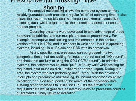 Multitasking PPTX Operating Systems Computer Software And Applications