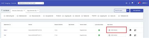 cast console how to onboard an application without fast scan using