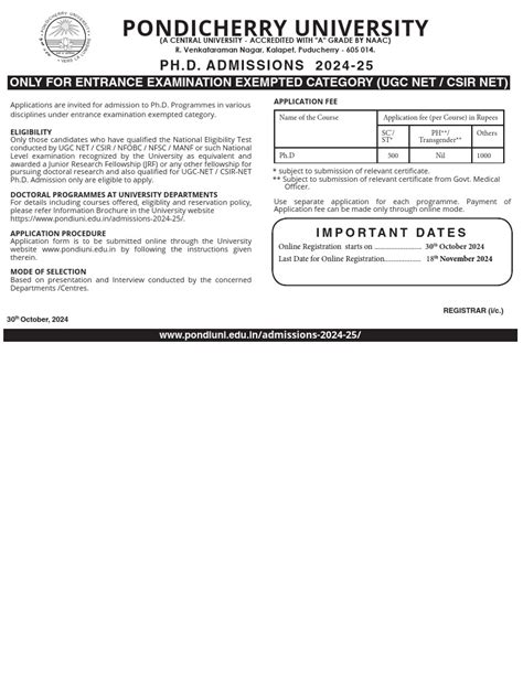 Notification For Jrf 2024 25 Revised Pdf Educational Stages Vocational Education