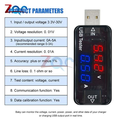 3 Bit Usb Current Voltage Charging Detector Mobile Grandado