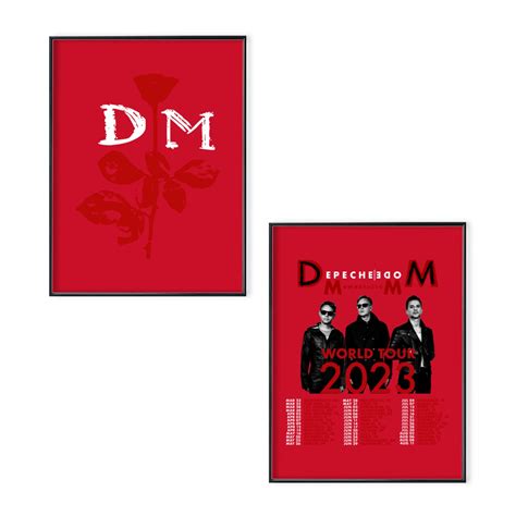 Depeche Mode Tour 2023 Poster Set Memento Mori World Tour Depeche Mode
