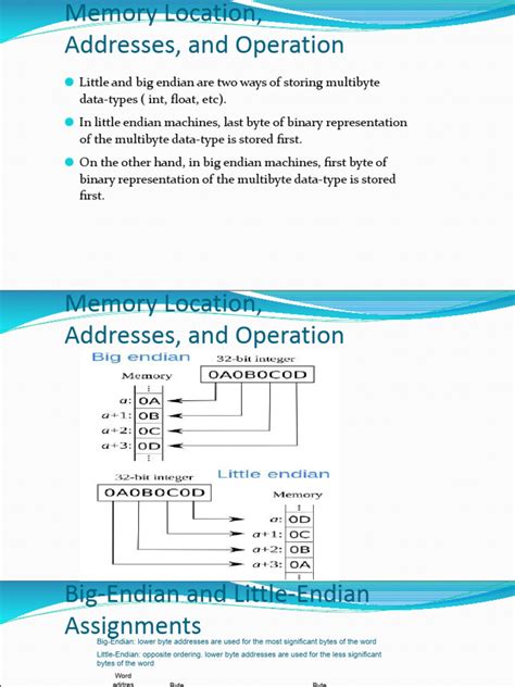 4 Memory Location Addresses And Operation Pdf