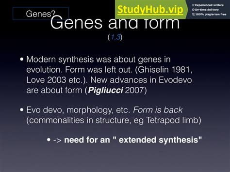 55 The Modern Synthesis And Its Competing Views Of The Explanatory