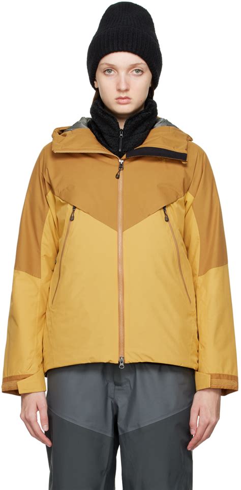 Yellow Shield Hybrid Jacket By Goldwin On Sale